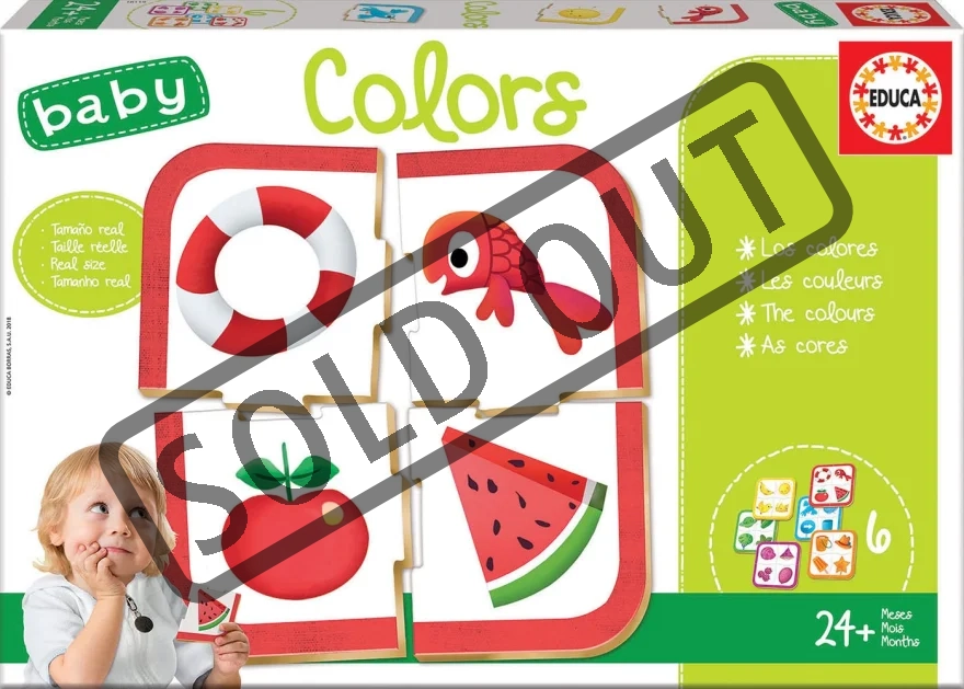 EDUCA Baby puzzle Barvy II. | Puzzle-puzzle.cz