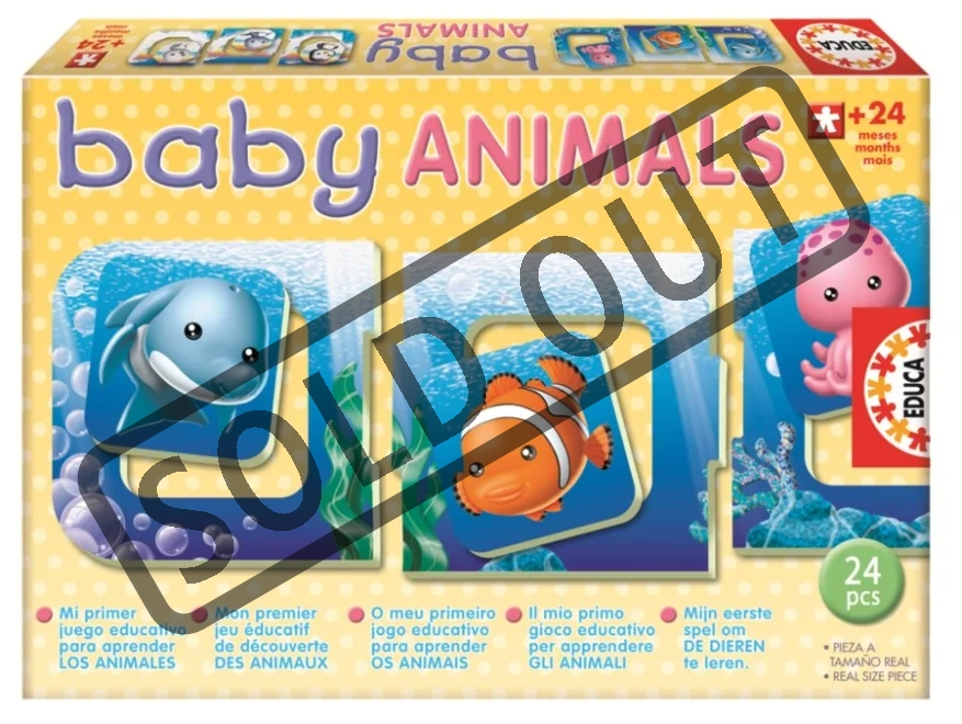 EDUCA Baby puzzle - Kde žijí zvířata | Puzzle-puzzle.cz