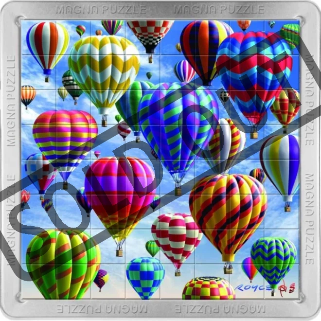 PIATNIK Magna 3D puzzle: Balóny 64 dílků | Puzzle-puzzle.cz