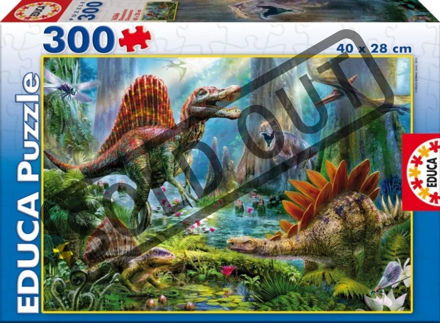 EDUCA Puzzle Dinosauři 300 dílků | Puzzle-puzzle.cz