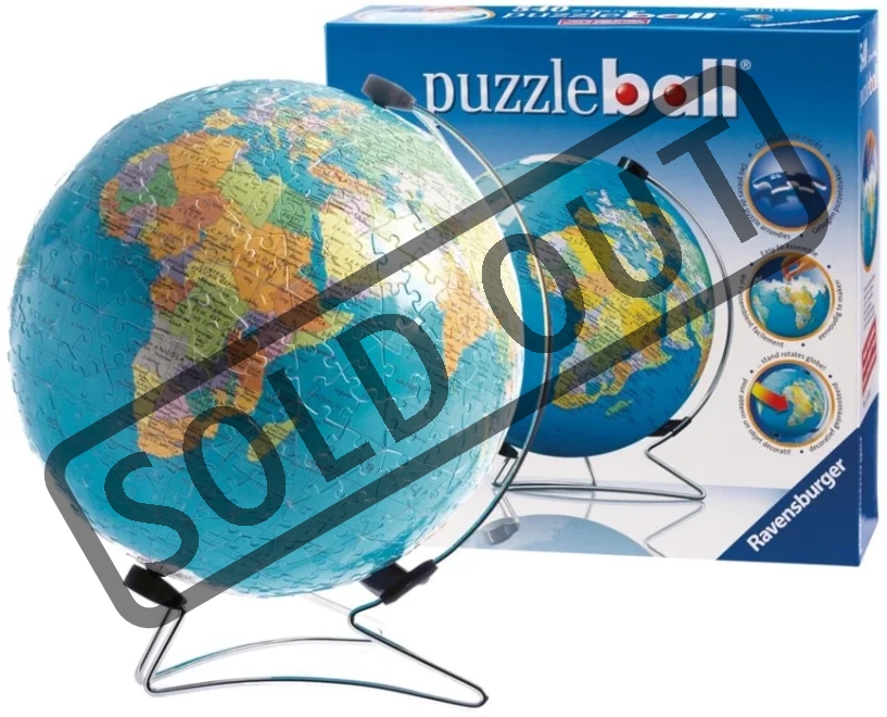 RAVENSBURGER Puzzleball Globus (Zeměkoule) 540 dílků | Puzzle-puzzle.cz