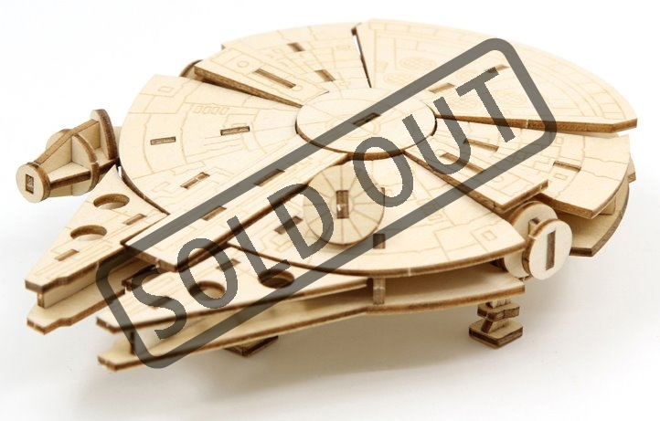 INCREDIBUILDS 3D puzzle Star Wars: Millenium Falcon 61 dílků | Puzzle ...