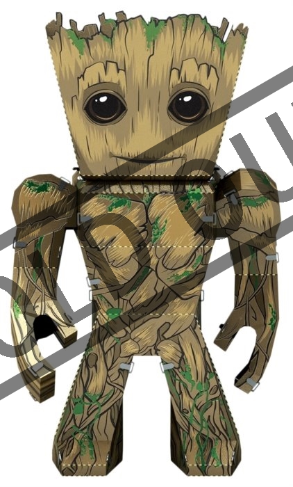 METAL EARTH 3D puzzle Strážci Galaxie: Groot | Puzzle-puzzle.cz