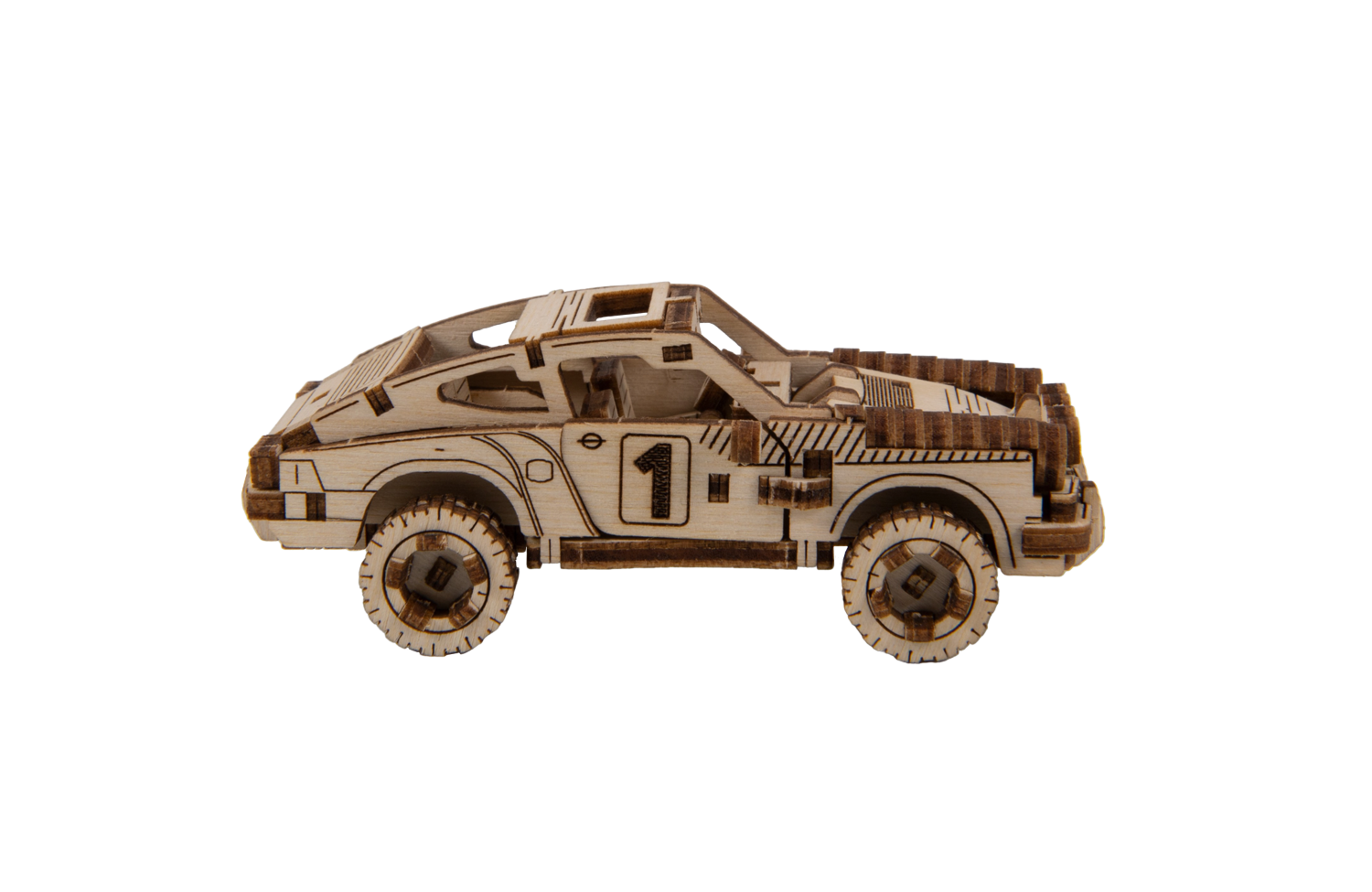 WOODEN CITY 3D puzzle Superfast Rally Car č.4 | Puzzle-puzzle.cz