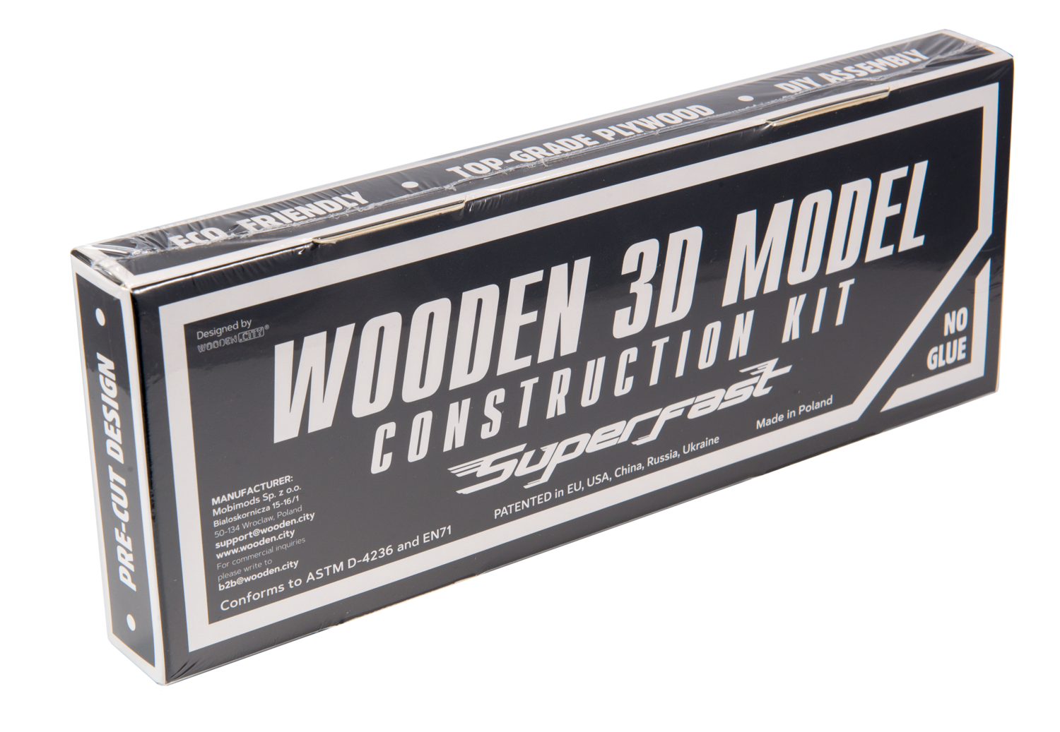 WOODEN CITY 3D puzzle Superfast Rally Car č.4 | Puzzle-puzzle.cz