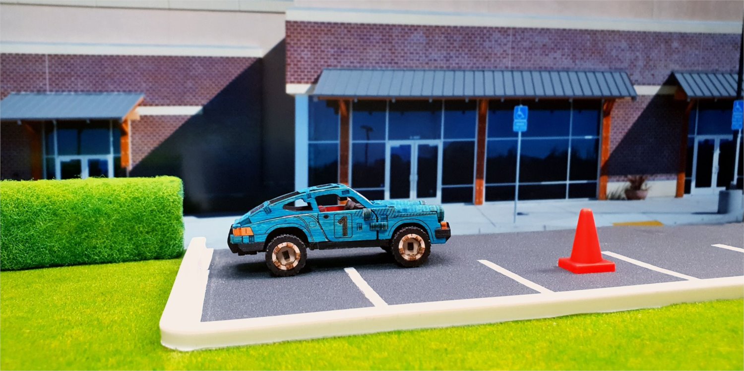 WOODEN CITY 3D puzzle Superfast Rally Car č.4 | Puzzle-puzzle.cz