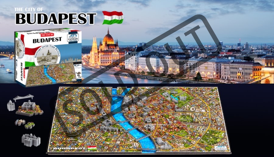 4D Cityscape 4D puzzle Budapešť | Puzzle-puzzle.cz