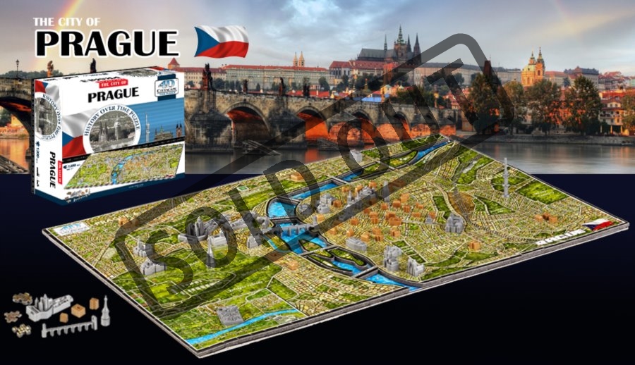 4D Cityscape 4D puzzle Praha | Puzzle-puzzle.cz
