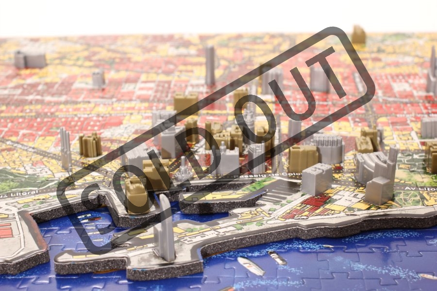 4D Cityscape 4D puzzle Barcelona | Puzzle-puzzle.cz