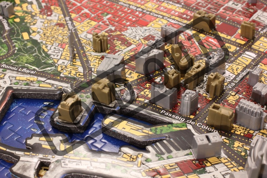 4D Cityscape 4D puzzle Barcelona | Puzzle-puzzle.cz