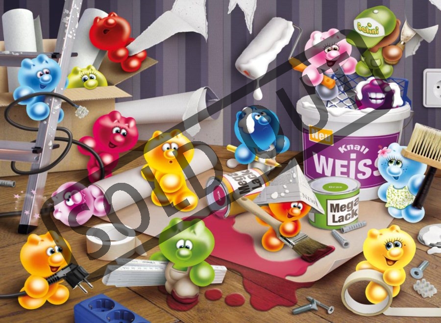 RAVENSBURGER Puzzle Gelini: Velký úklid 2000 dílků | Puzzle-puzzle.cz