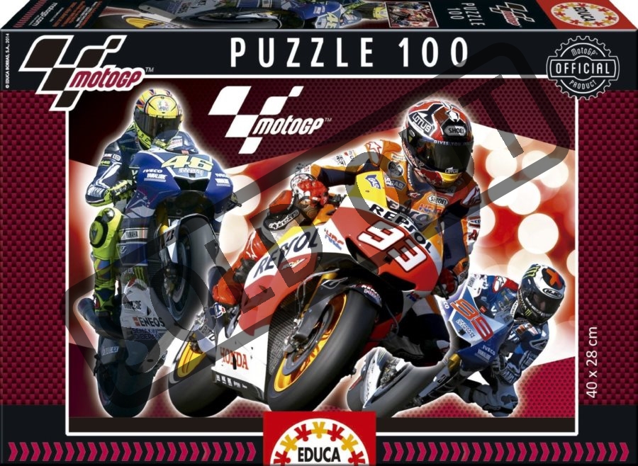 EDUCA Puzzle MotoGP 100 dílků | Puzzle-puzzle.cz