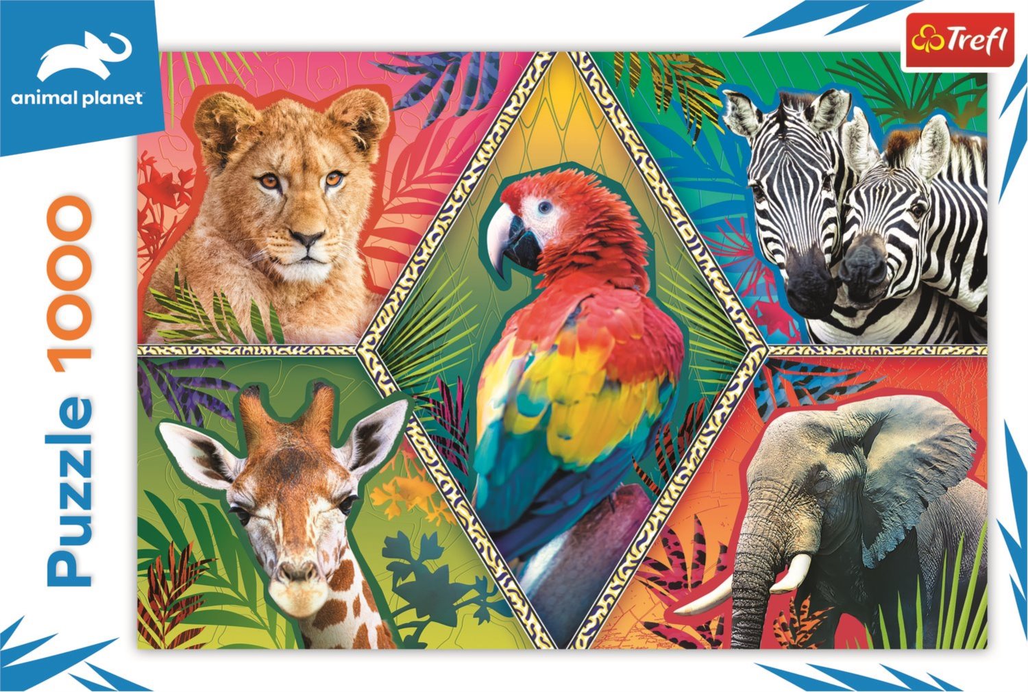 TREFL Puzzle Animal Planet: Exotická zvířata 1000 dílků | Puzzle-puzzle.cz