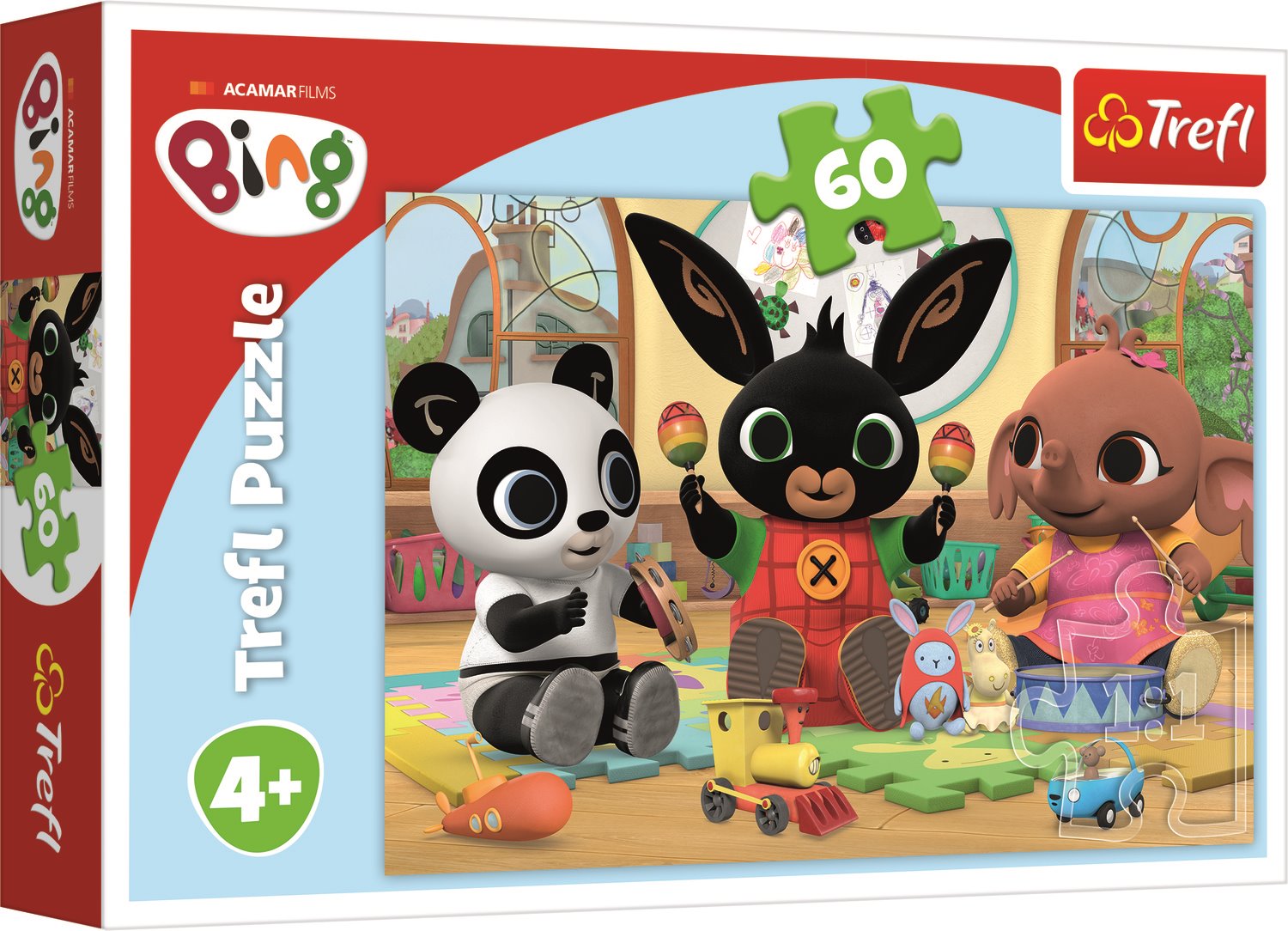 TREFL Puzzle Bing 60 dílků | Puzzle-puzzle.cz