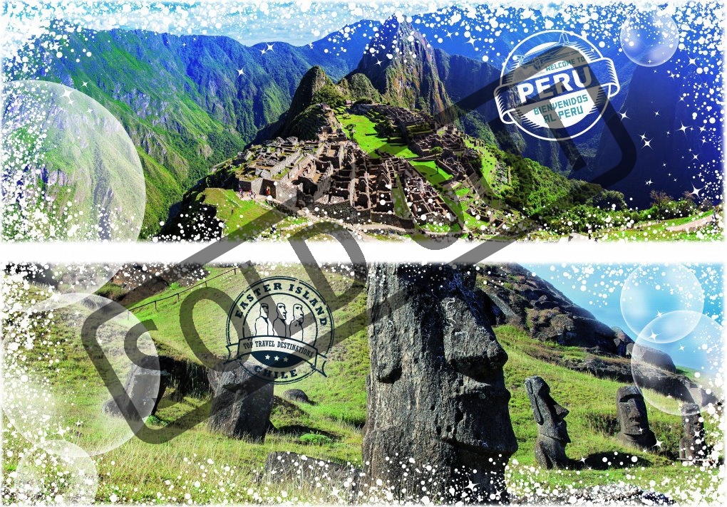 GRAFIKA Puzzle Cesta kolem světa: Chile a Peru 2000 dílků | Puzzle ...