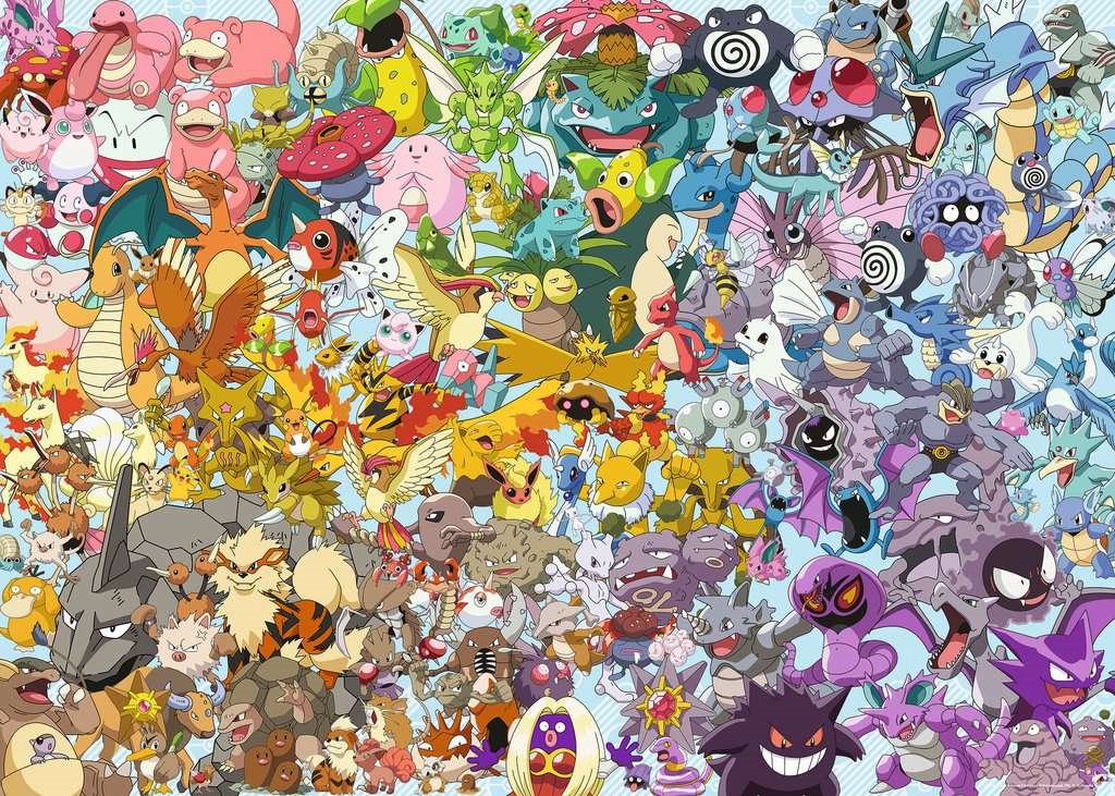 RAVENSBURGER Puzzle Challenge: Pokémon 1000 dílků | Puzzle-puzzle.cz