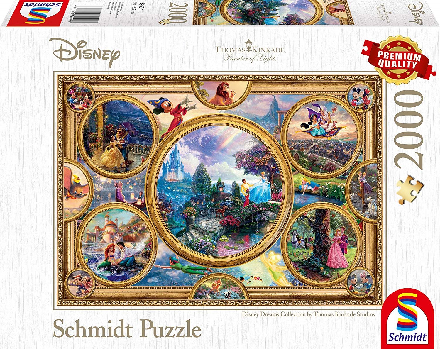 SCHMIDT Puzzle Disney koláž 2000 dílků | Puzzle-puzzle.cz