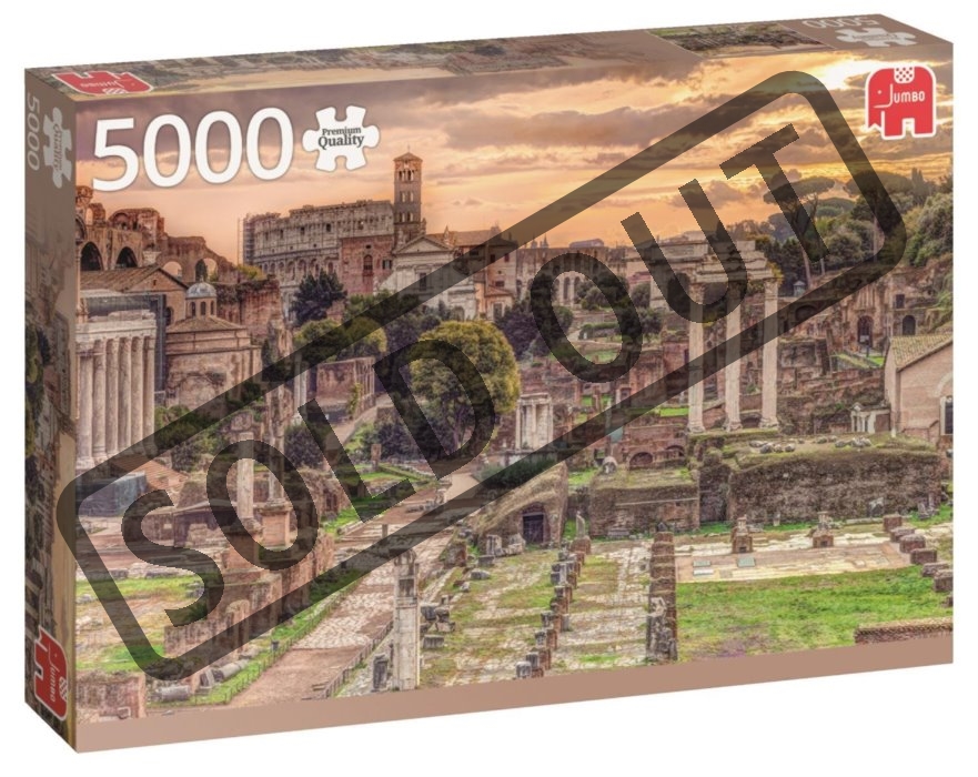 JUMBO Puzzle Forum Romanum, Řím 5000 dílků | Puzzle-puzzle.cz