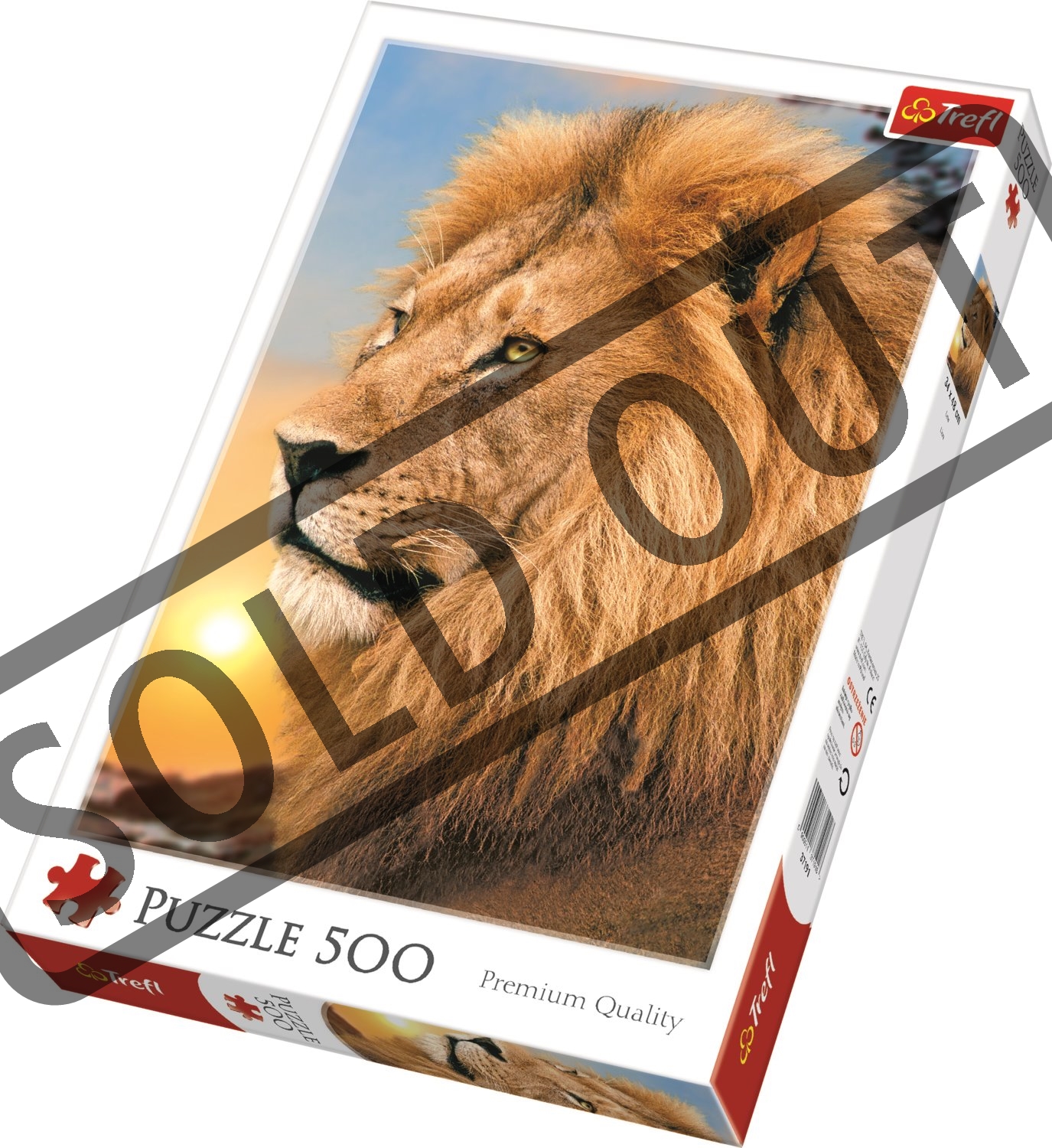 TREFL Puzzle Lev 500 dílků | Puzzle-puzzle.cz
