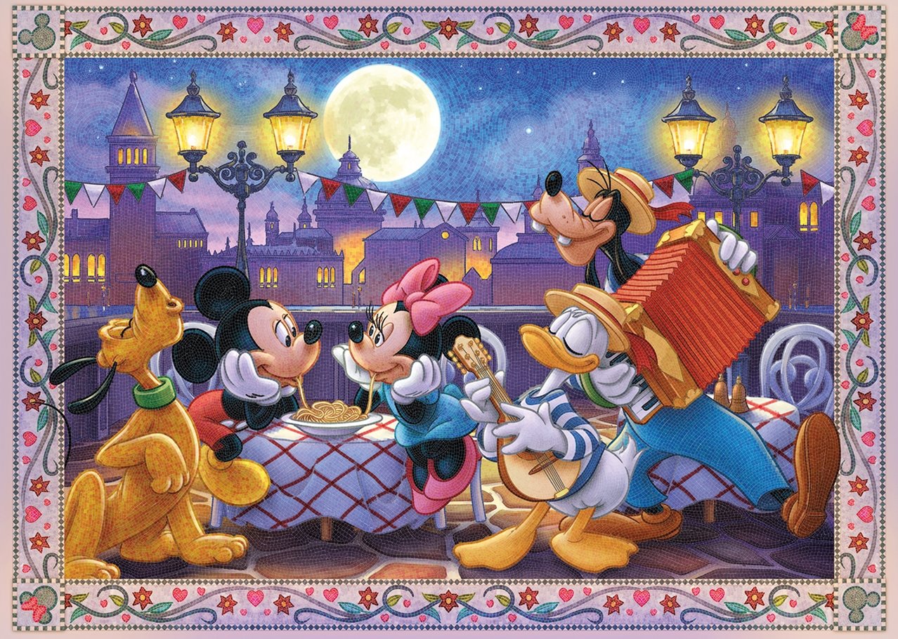 RAVENSBURGER Puzzle Mickey mozaika 1000 dílků | Puzzle-puzzle.cz