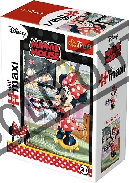 TREFL Puzzle Minnie Mouse: V cukrárně 20 dílků | Puzzle-puzzle.cz