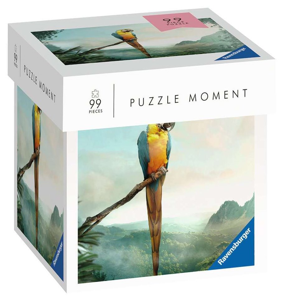 RAVENSBURGER Puzzle Moment: Papoušek 99 dílků | Puzzle-puzzle.cz