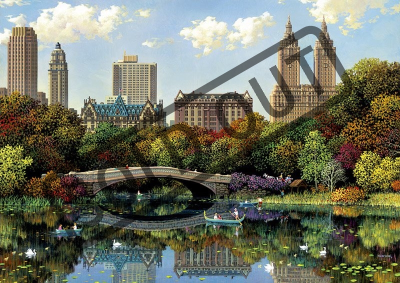 EDUCA Puzzle Most v Central Parku, New York 8000 dílků | Puzzle-puzzle.cz