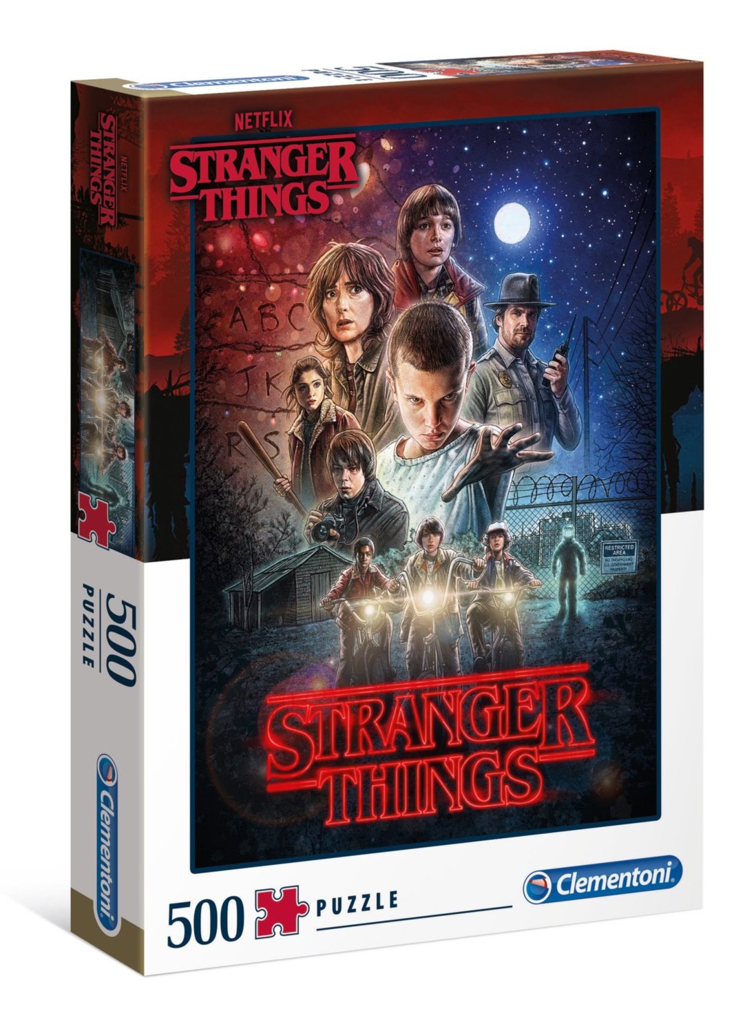 CLEMENTONI Puzzle Netflix: Stranger Things 500 dílků | Puzzle-puzzle.cz