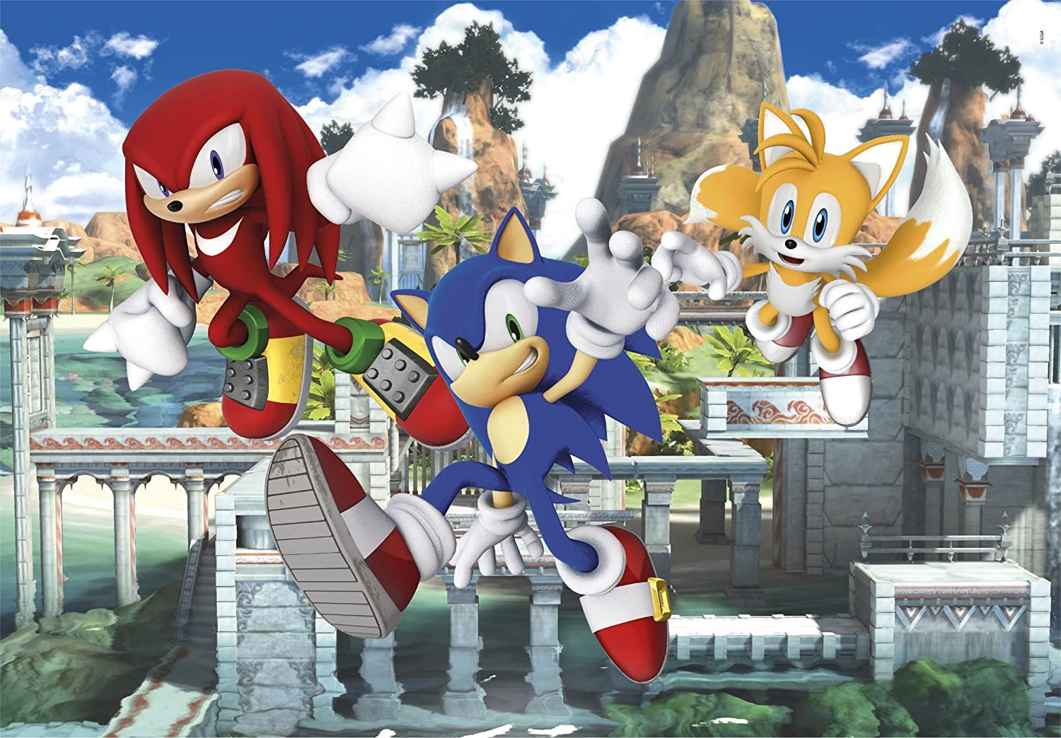 CLEMENTONI Puzzle Ježek Sonic 3x48 dílků | Puzzle-puzzle.cz
