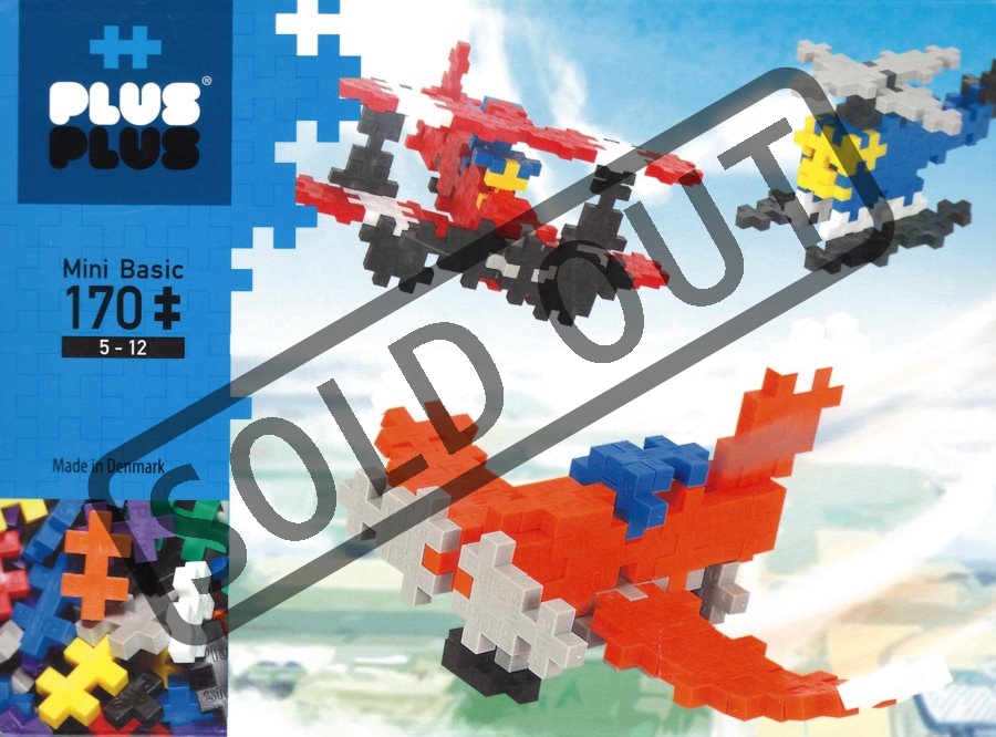 Puzzle stavebnice PLUS PLUS Mini Basic Letadla 170 | Puzzle-puzzle.cz