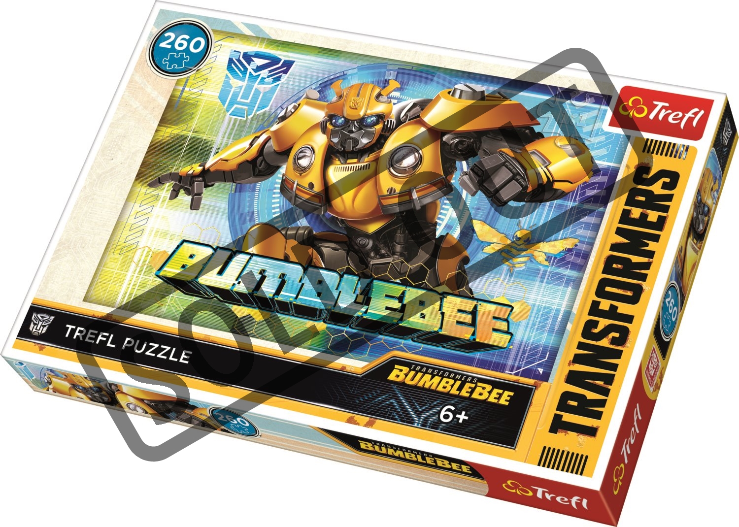TREFL Puzzle Transformers: Bumblebee 260 dílků | Puzzle-puzzle.cz