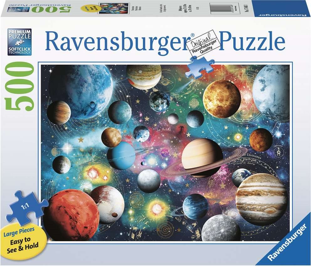 RAVENSBURGER Puzzle Vesmír XXL 500 dílků | Puzzle-puzzle.cz