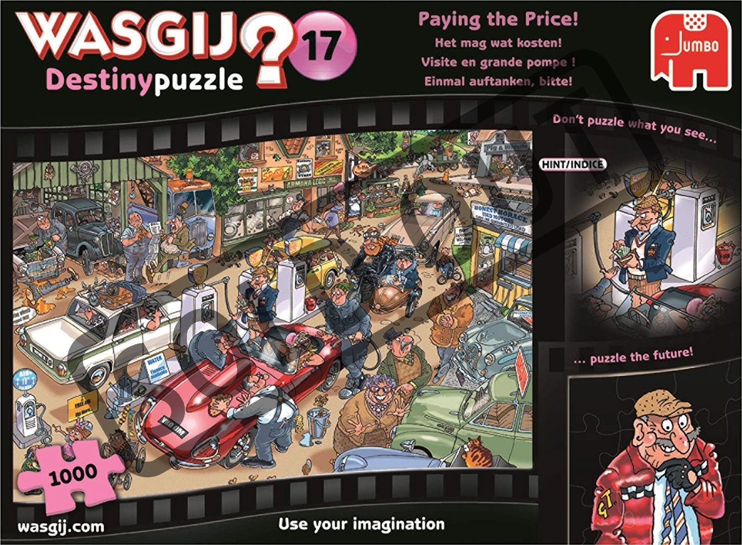 JUMBO Puzzle WASGIJ Destiny 17: Zaplať! 1000 dílků | Puzzle-puzzle.cz