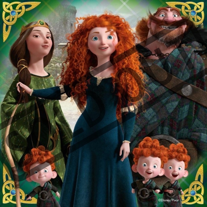 RAVENSBURGER Rebelka: Merida a přátelé 3v1 | Puzzle-puzzle.cz