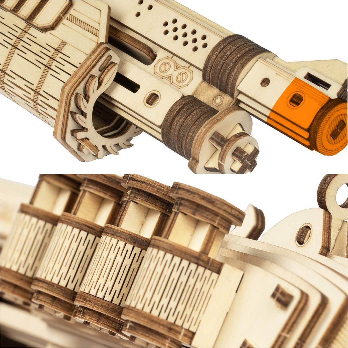 ROBOTIME Rokr 3D dřevěné puzzle Brokovnice Terminator M870 172 dílků ...