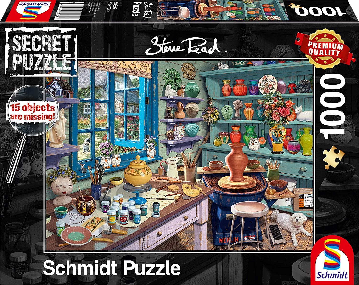 SCHMIDT Secret puzzle Hrnčířská dílna 1000 dílků | Puzzle-puzzle.cz