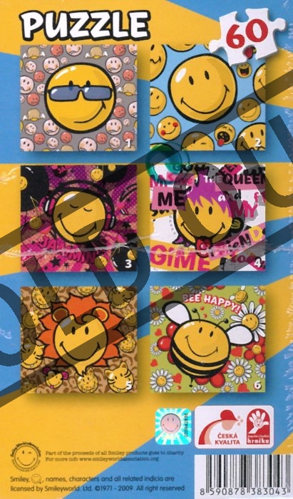 DINO Puzzle Smiley World: Sluchátka 60 dílků | Puzzle-puzzle.cz