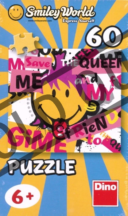 DINO Puzzle Smiley World: Vyplazený jazyk 60 dílků | Puzzle-puzzle.cz
