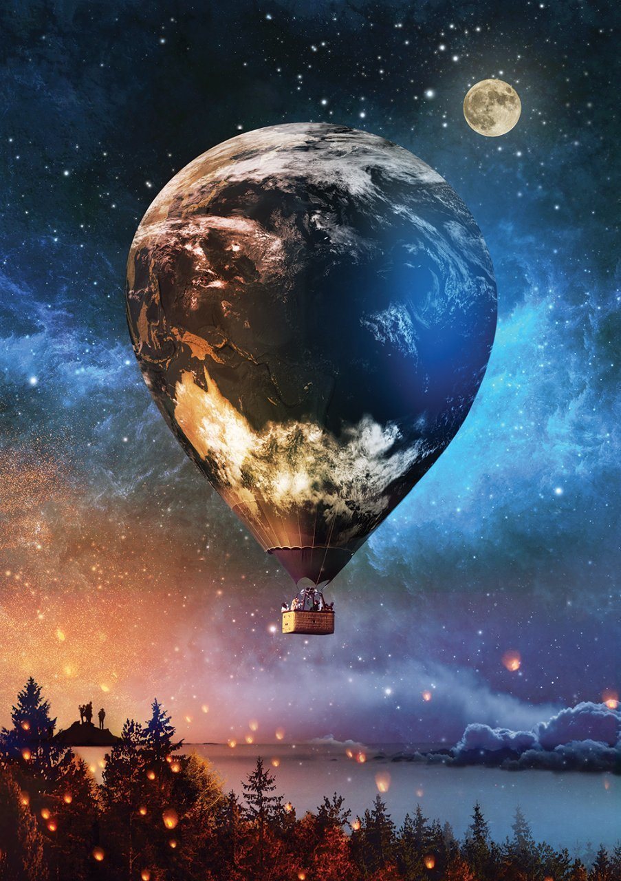 ART PUZZLE Svítící puzzle Cesta na Měsíc 1000 dílků | Puzzle-puzzle.cz