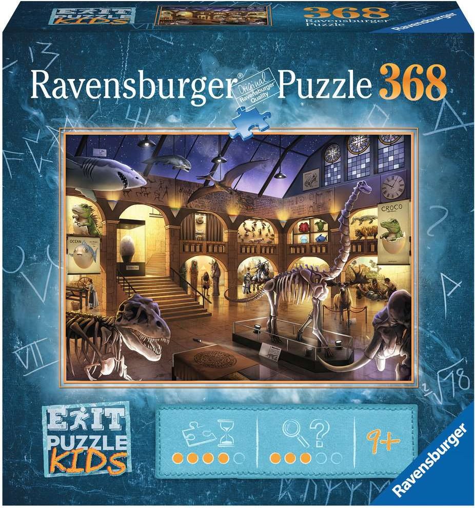 RAVENSBURGER Únikové EXIT puzzle Kids Noc v muzeu 368 dílků | Puzzle ...