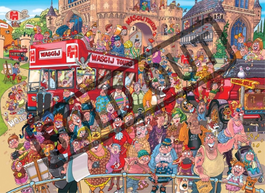 JUMBO Puzzle WASGIJ 22: Prohlídka studia Wasgij 1500 dílků | Puzzle ...