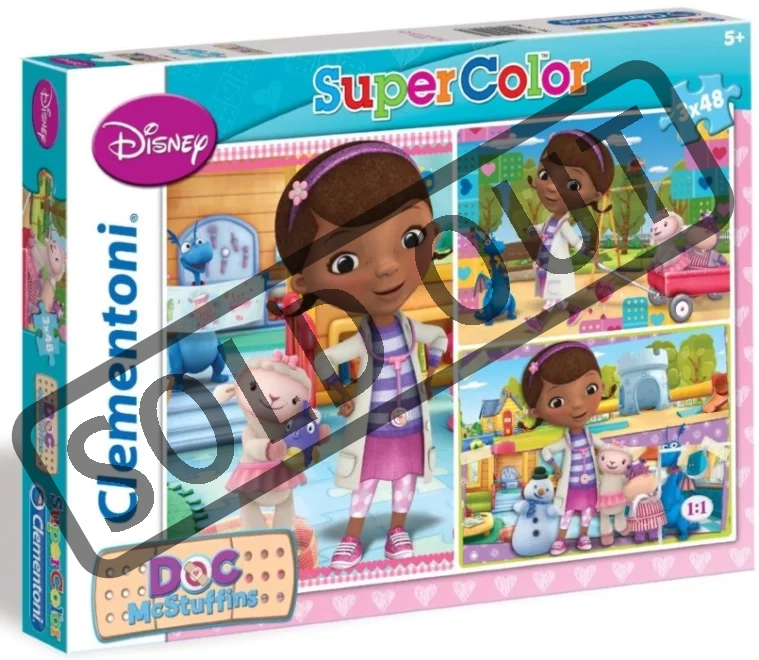 CLEMENTONI Doktorka Plyšáková 3v1 | Puzzle-puzzle.cz