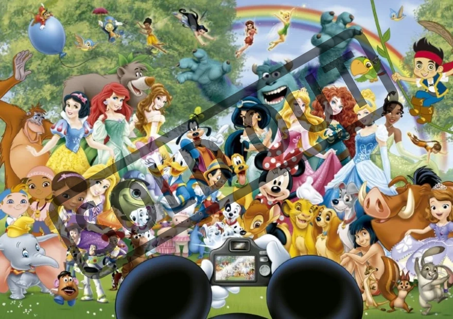 EDUCA Puzzle Úžasný svět Disney II 3000 dílků | Puzzle-puzzle.cz