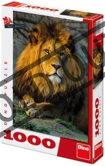 DINO Puzzle Zamyšlený lev 1000 dílků | Puzzle-puzzle.cz